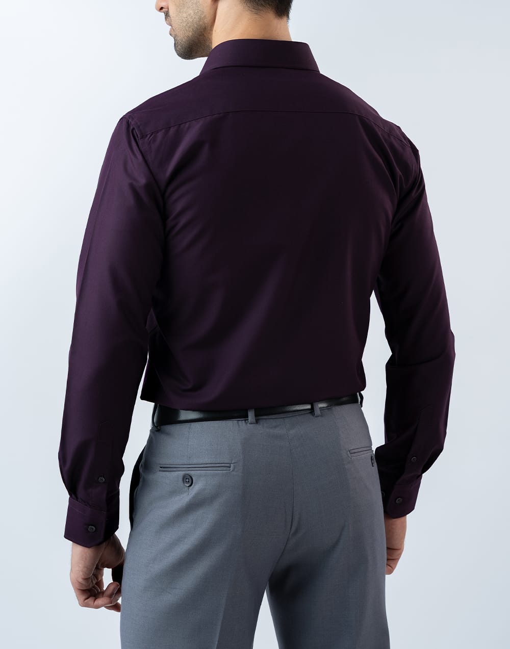 Buy Mens Long Sleeve Dark Purple Formal Shirt Online in Sri Lanka Vantage