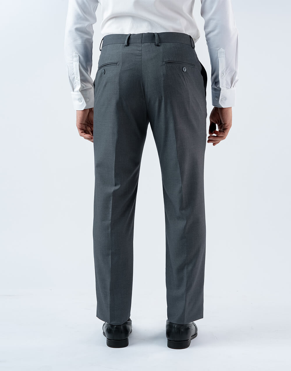 Buy Vantage Mens Regular Fit Ash Formal Wear Trouser Online in Sri ...