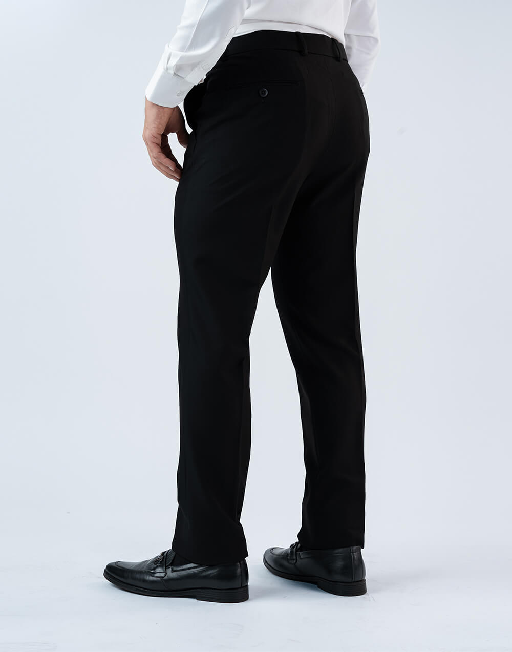 Buy Vantage Mens Ultra Slim Fit Black Formal Wear Trouser Online in Sri ...